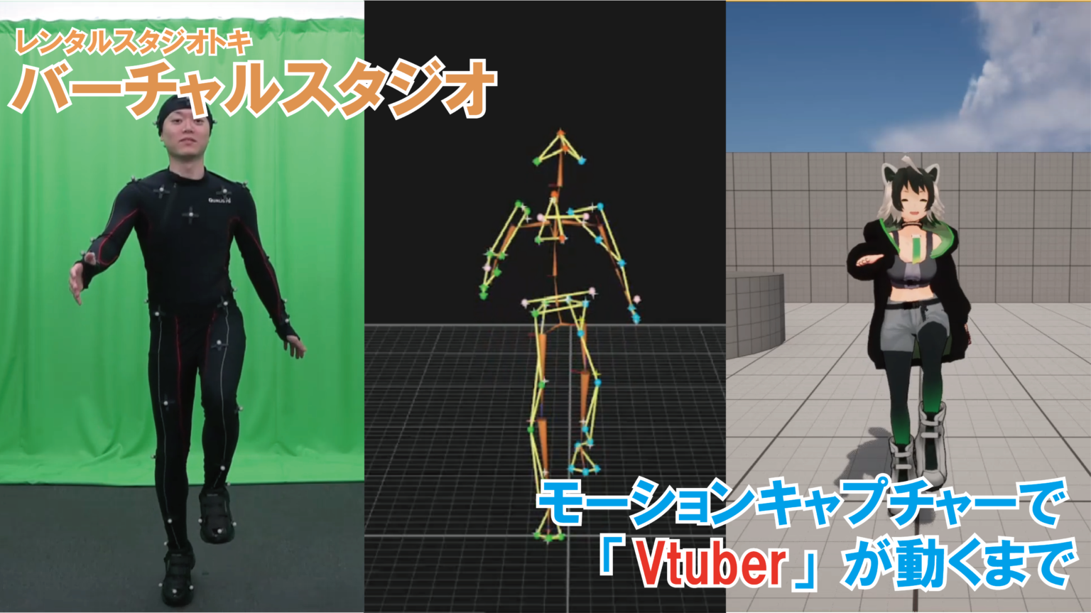 愛知県でも有数の【光学式モーションキャプチャー】で3Dvtuberが動くまで - レンタル撮影スペース「STUDIO TOKI」